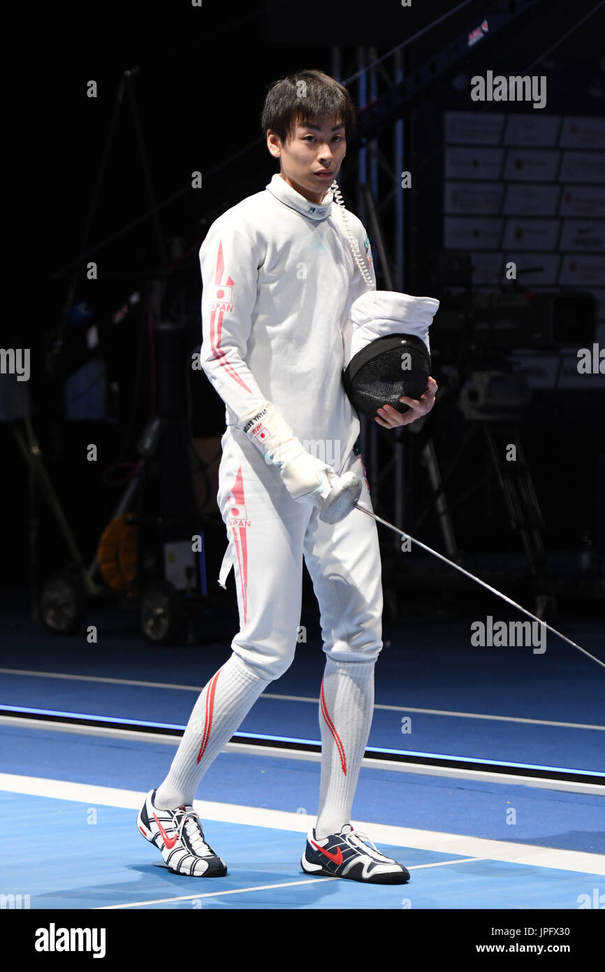 Leipzig, Germany, on July 22, 2017. 22nd July, 2017. Satoru Uyama (JPN ...
