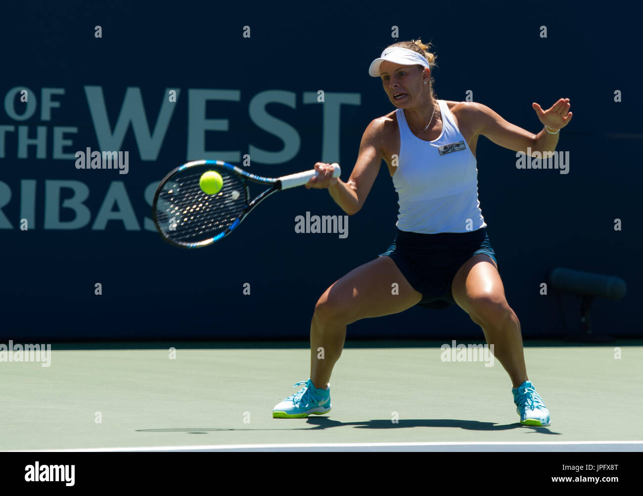 Stanford magda linette of poland hi-res stock photography and images ...