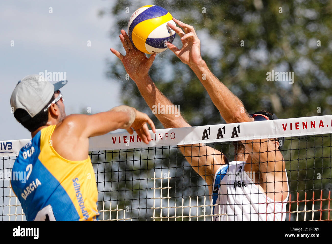 Vienna, Austria. 02nd Aug, 2017. Pool match between John HYDEN, Ryan ...