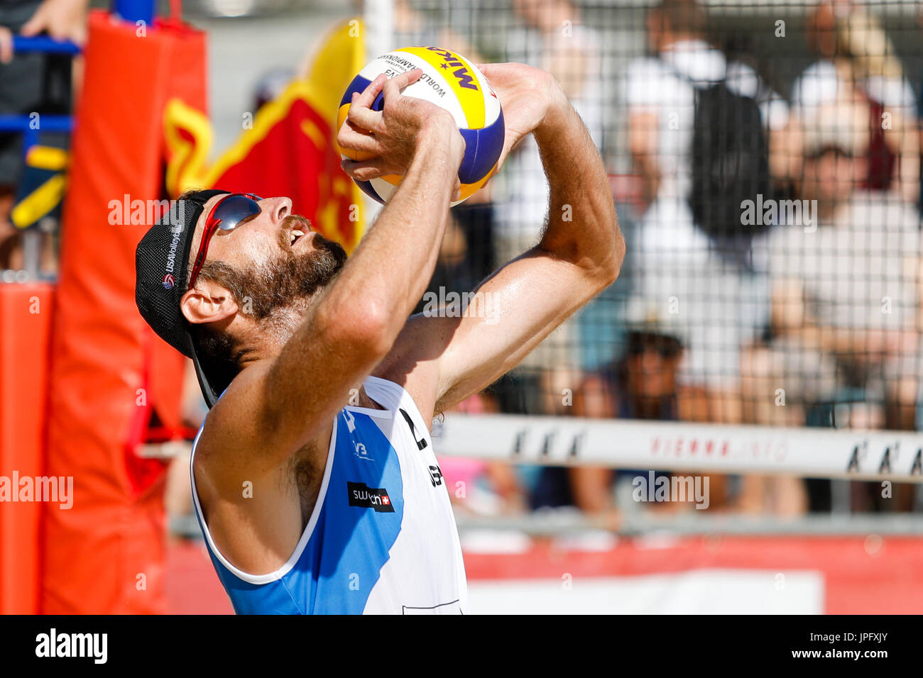 Vienna, Austria. 02nd Aug, 2017. Pool match between John HYDEN, Ryan ...