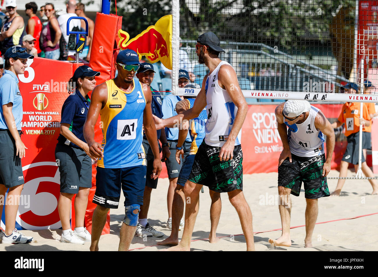 Vienna, Austria. 02nd Aug, 2017. Pool match between John HYDEN, Ryan ...