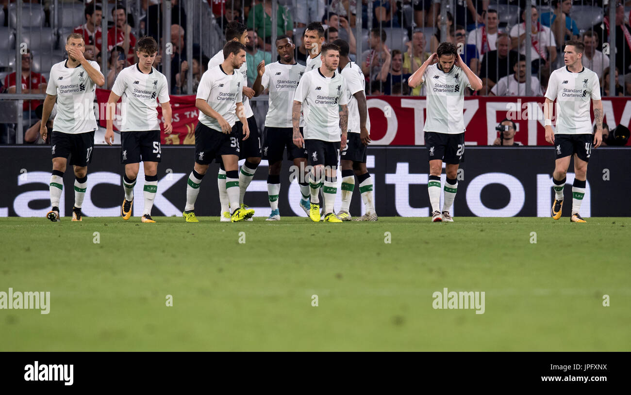 Liverpool fc players celebrating hi-res stock photography and images ...