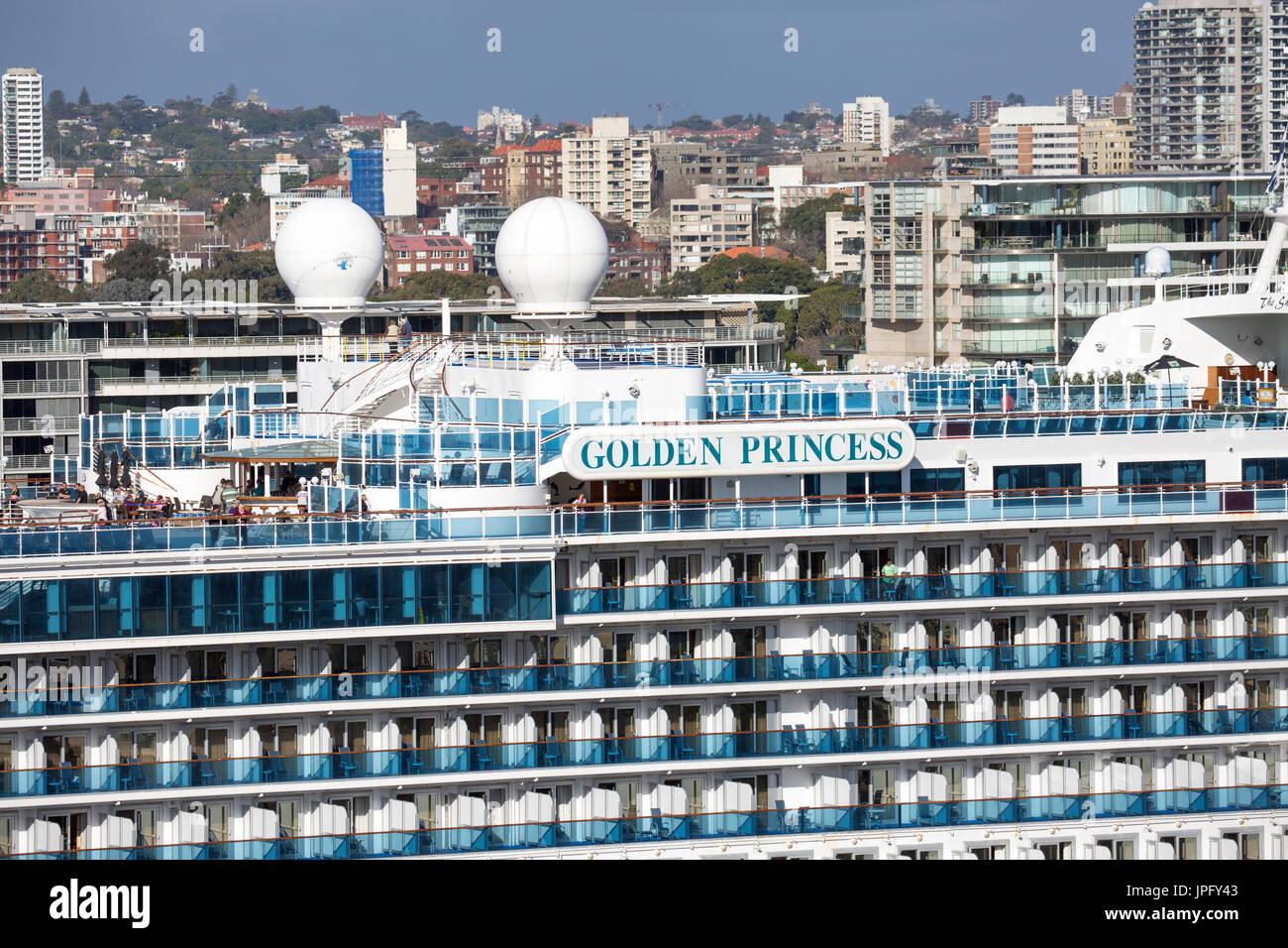 Sydney, Australia, Wednesday 2nd August 2017. Cruise ship the Golden ...