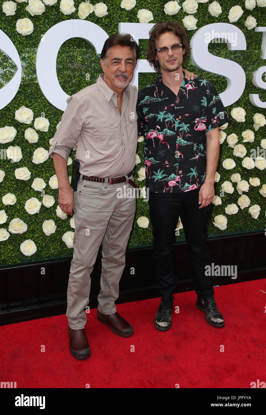 STUDIO CITY, CA - AUGUST 01: Joe Mantegna, Matthew Gray Gubler, At 2017 ...