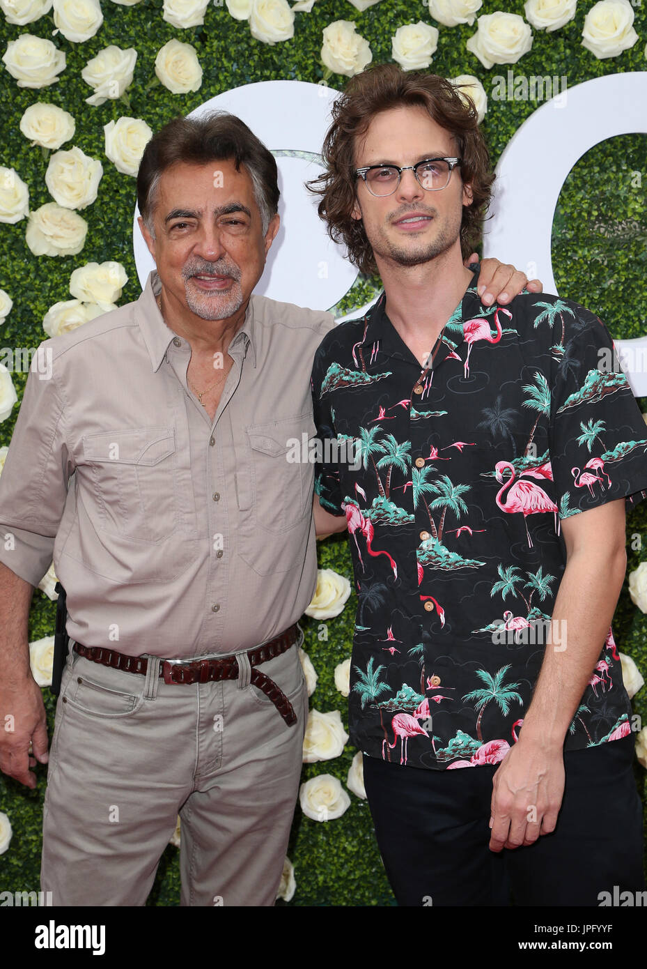 STUDIO CITY, CA - AUGUST 01: Joe Mantegna, Matthew Gray Gubler, At 2017 ...