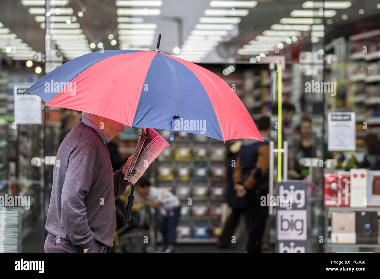 Preston, Lancashire, 2nd August 2017. UK Weather. The typical British ...