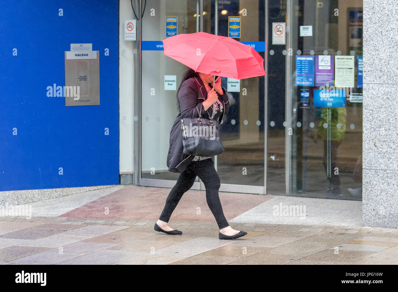 Preston, Lancashire, 2nd August 2017. UK Weather. The typical British ...
