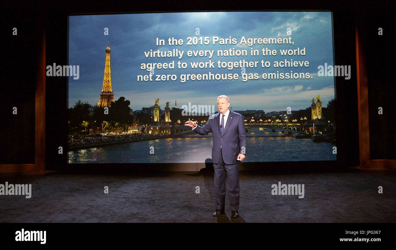 AN INCONVENIENT SEQUEL, Al Gore, 2017. © Paramount /Courtesy Everett ...