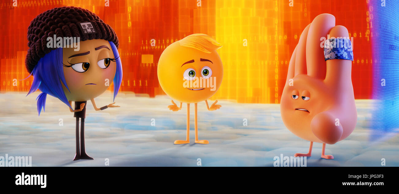 The Emoji Movie Jailbreak Gene And Hi 5 Coloring Page
