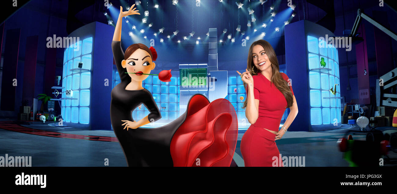 THE EMOJI MOVIE, Sofia Vergara, voice of Flamenca, 2017. © Columbia ...