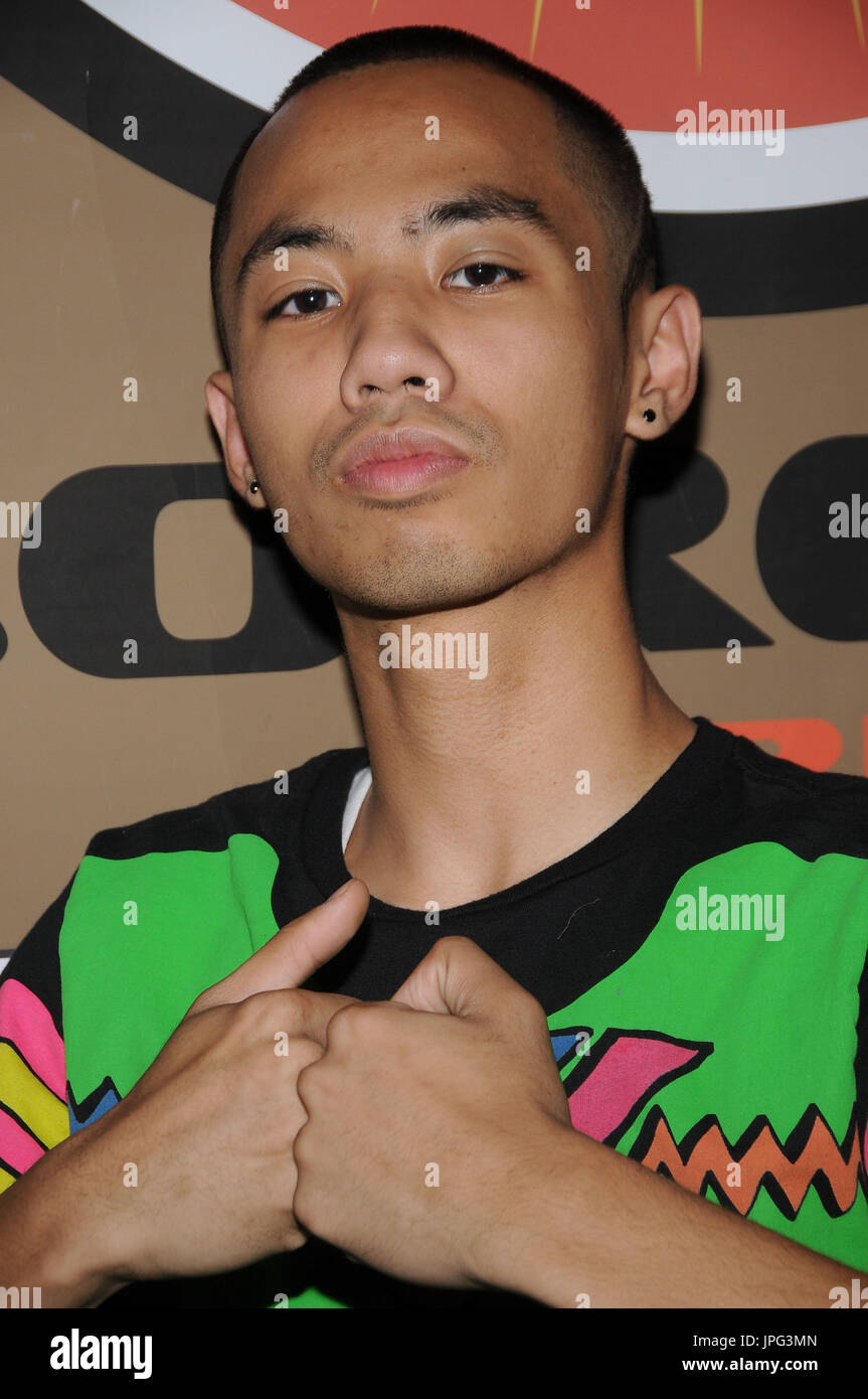 Andrew Baterina AKA Goodfoot of SoReal Cru at the live taping of Randy ...