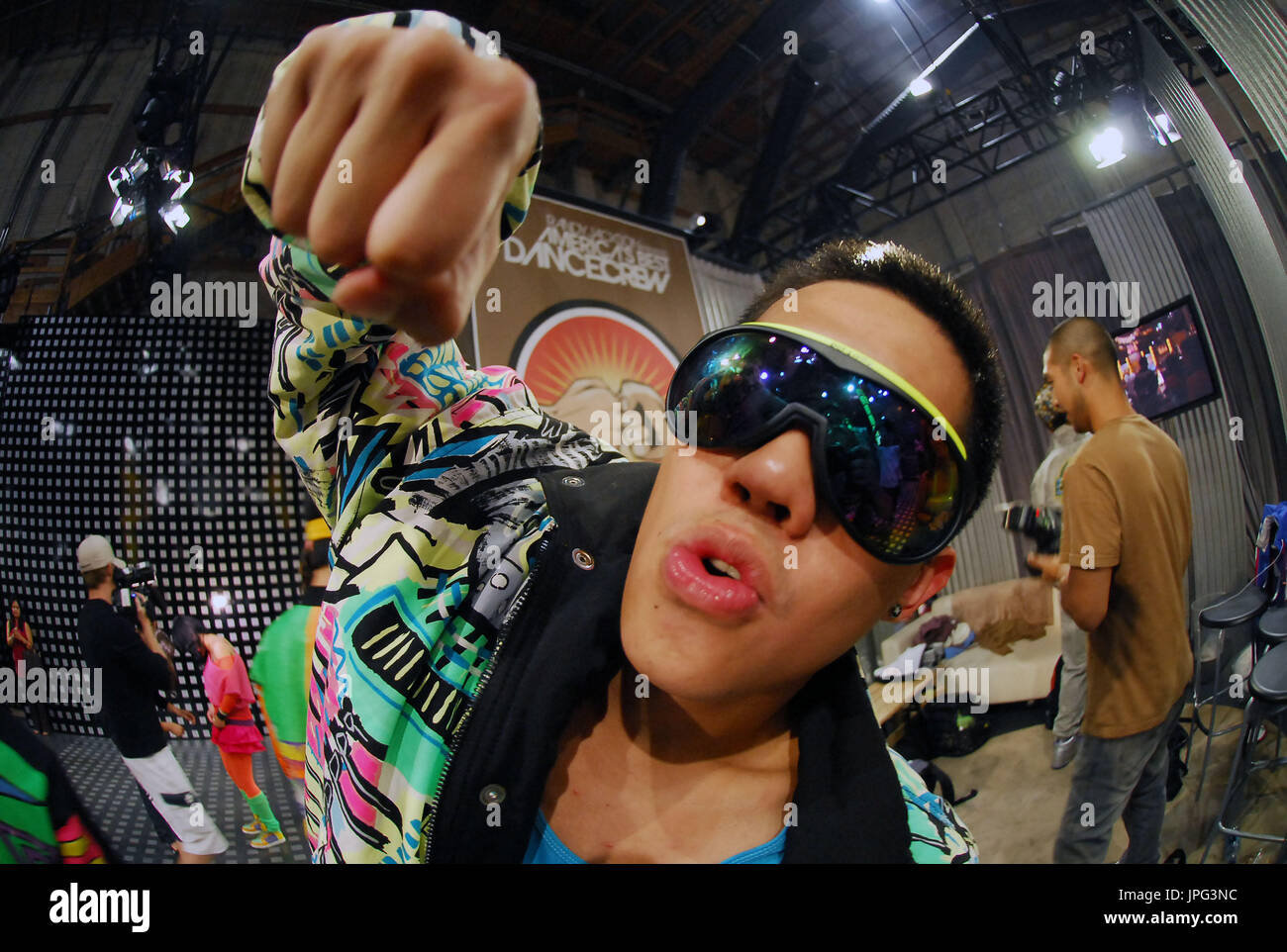 Brian Puspos AKA Burna of SoReal Cru at the live taping of Randy ...