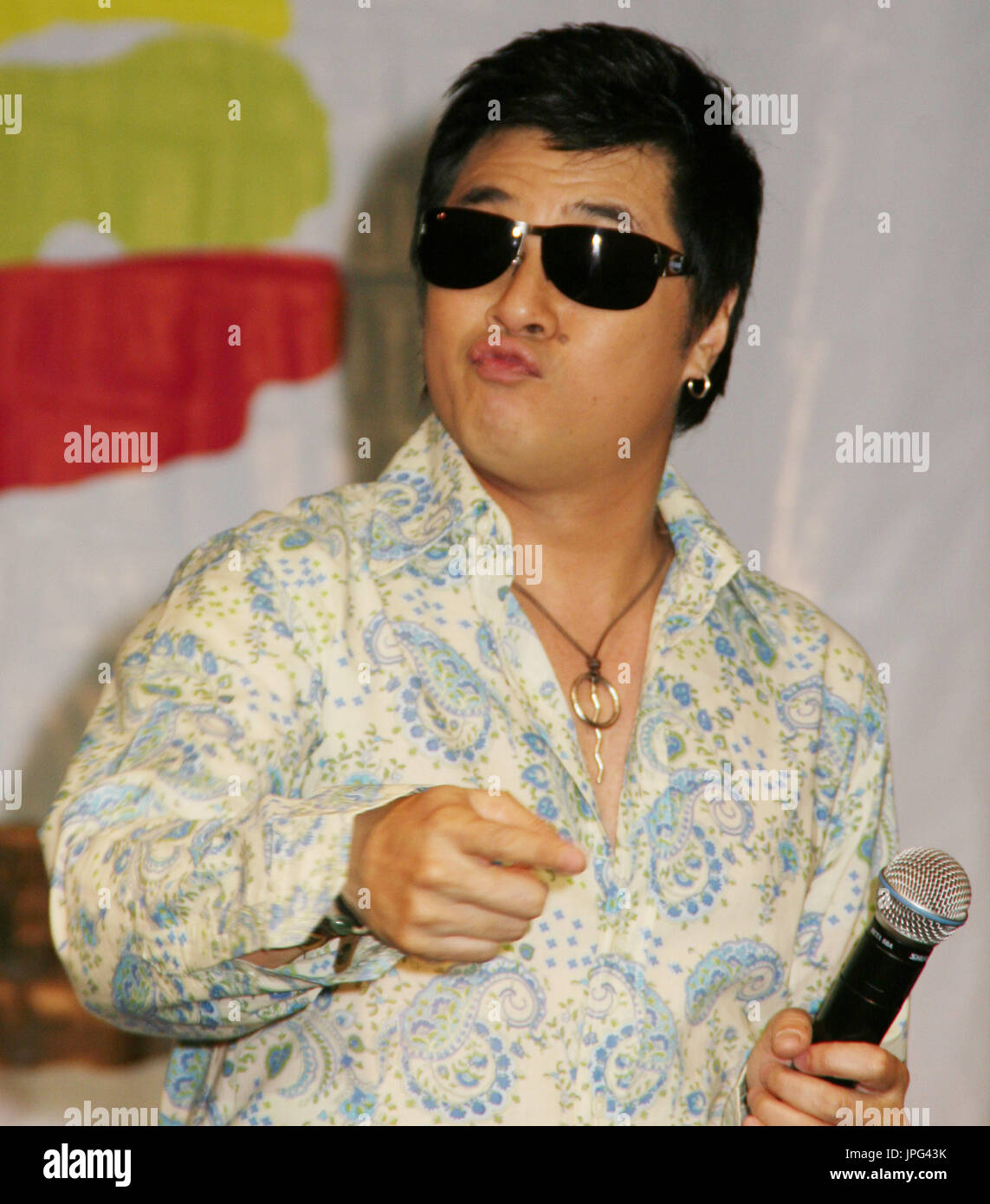 Randy Santiago at the "U.S. Philippines Expo" held at the Los Angeles ...