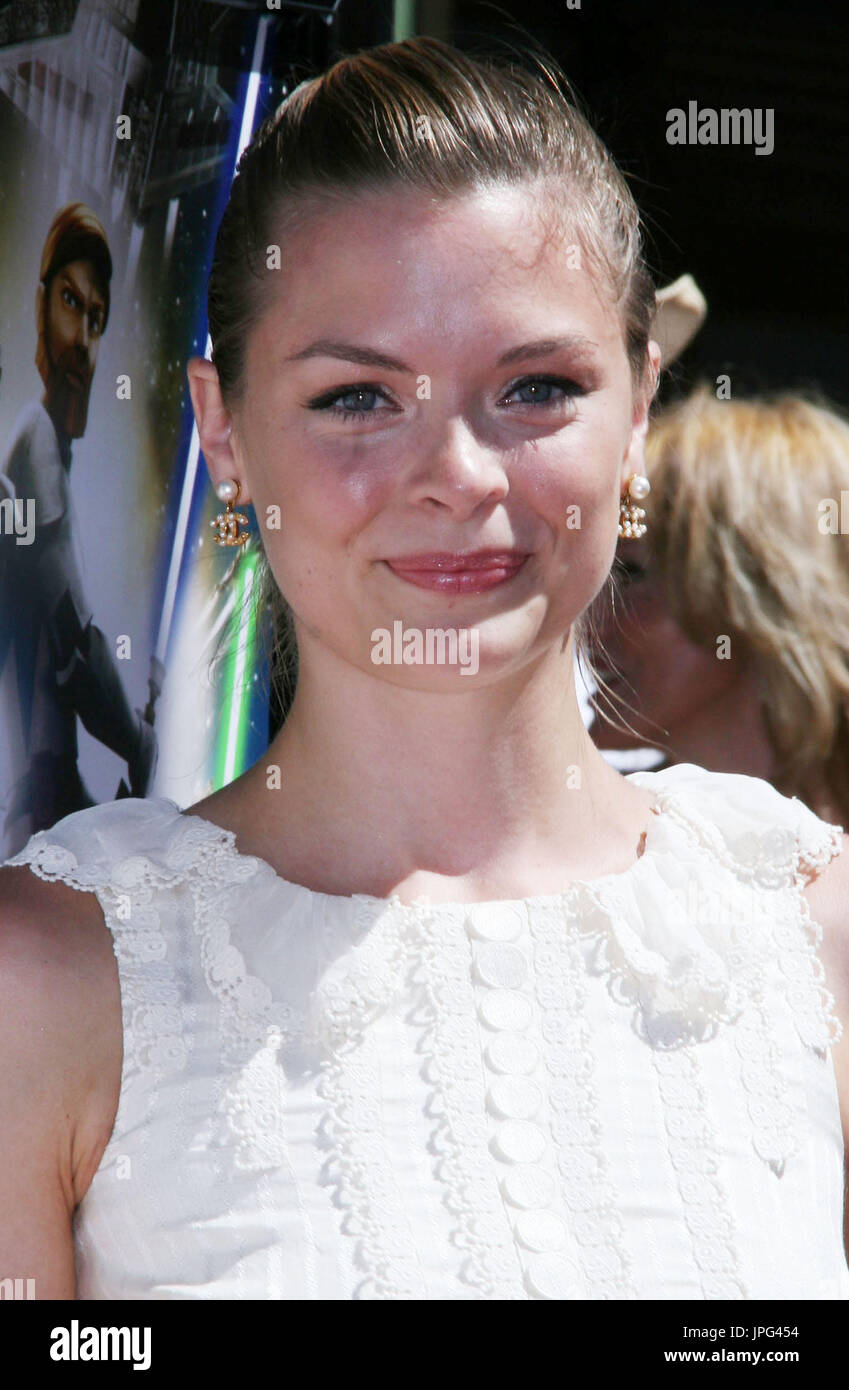 Jamie King at the U.S. premiere of "Star Wars Clone Wars" held at the ...