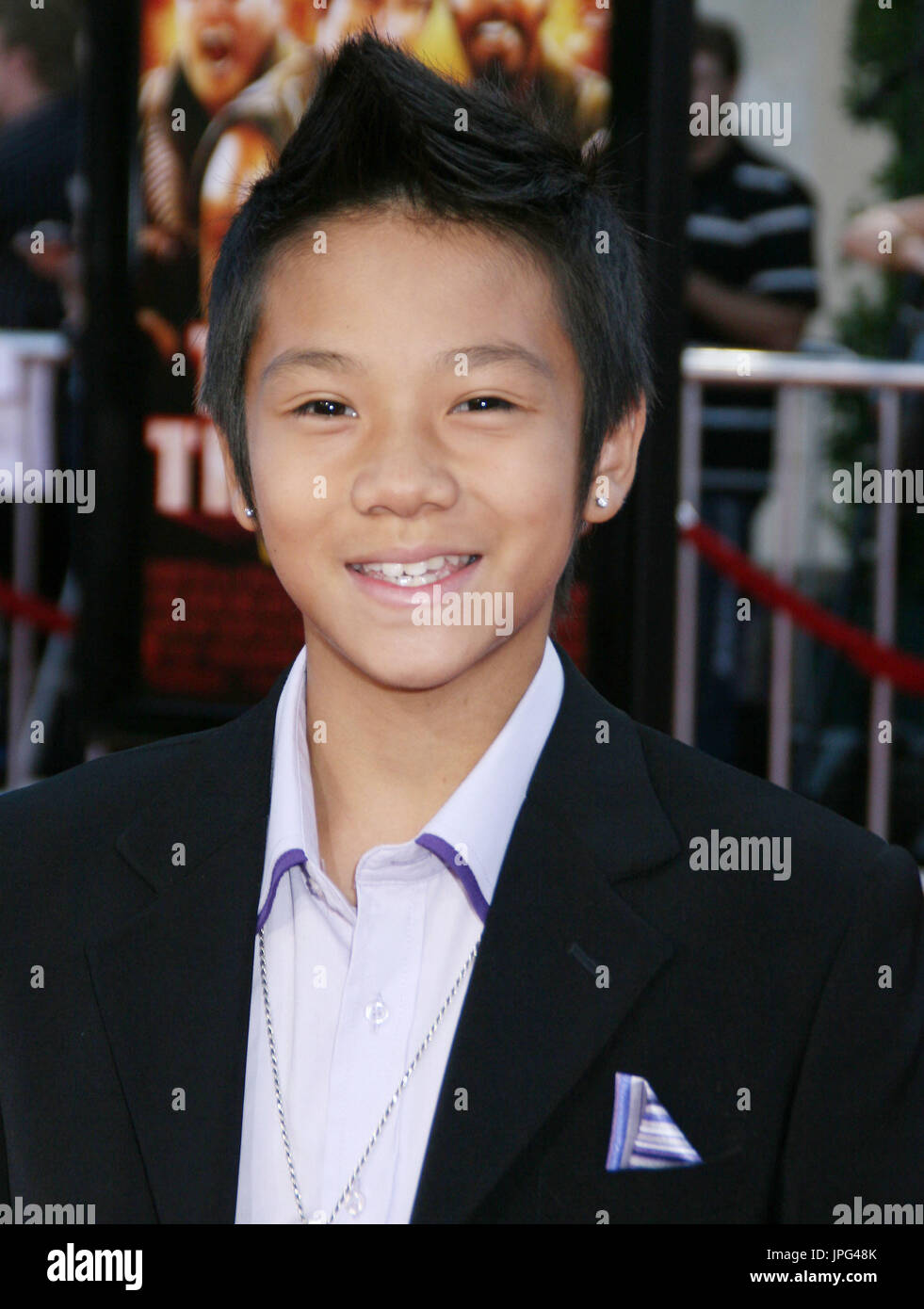 Brandon Soo Hoo at the Los Angeles premiere of Dreamworks' "Tropic ...