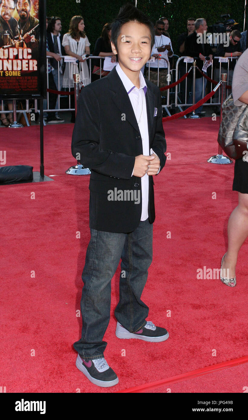 Brandon Soo Hoo at the Los Angeles premiere of Dreamworks' "Tropic ...