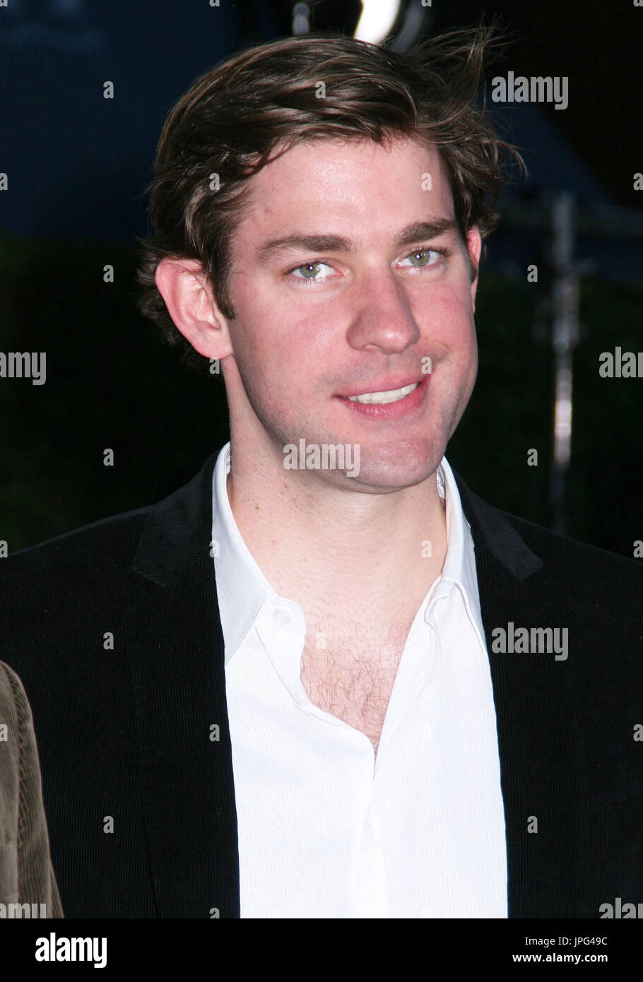 John Krasinski at the Los Angeles premiere of Dreamworks' "Tropic ...