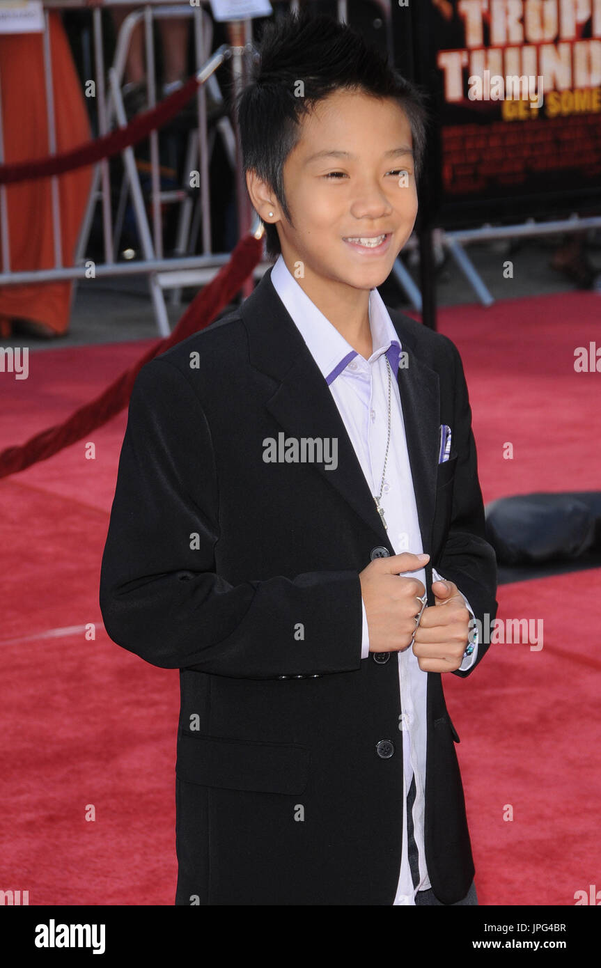 Brandon Soo Hoo at the Los Angeles premiere of Dreamworks' "Tropic ...