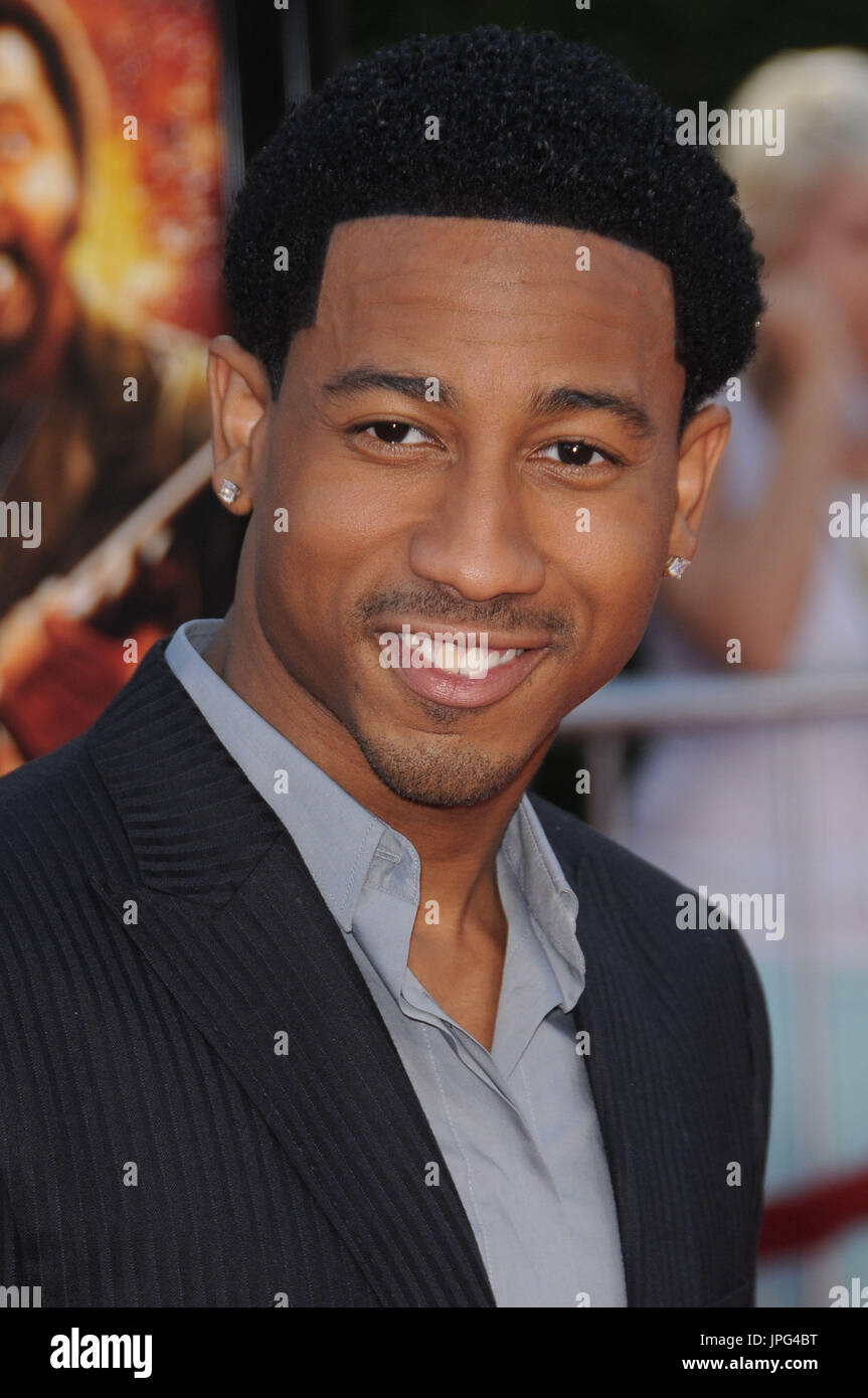 Brandon T. Jackson at the Los Angeles premiere of Dreamworks' "Tropic ...