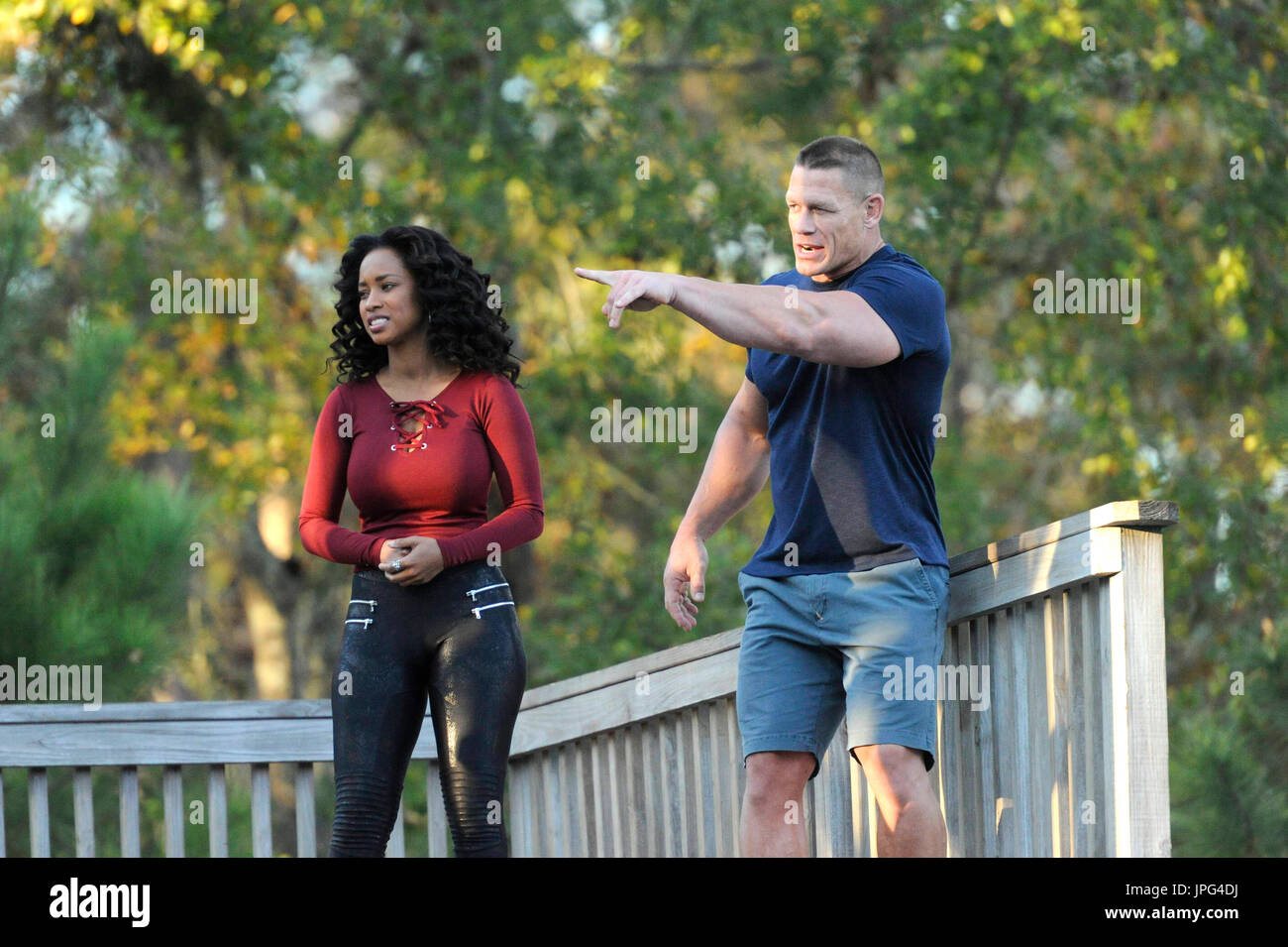 AMERICAN GRIT, (from left): Chloe Mondesir, John Cena, 'Shady Grady ...