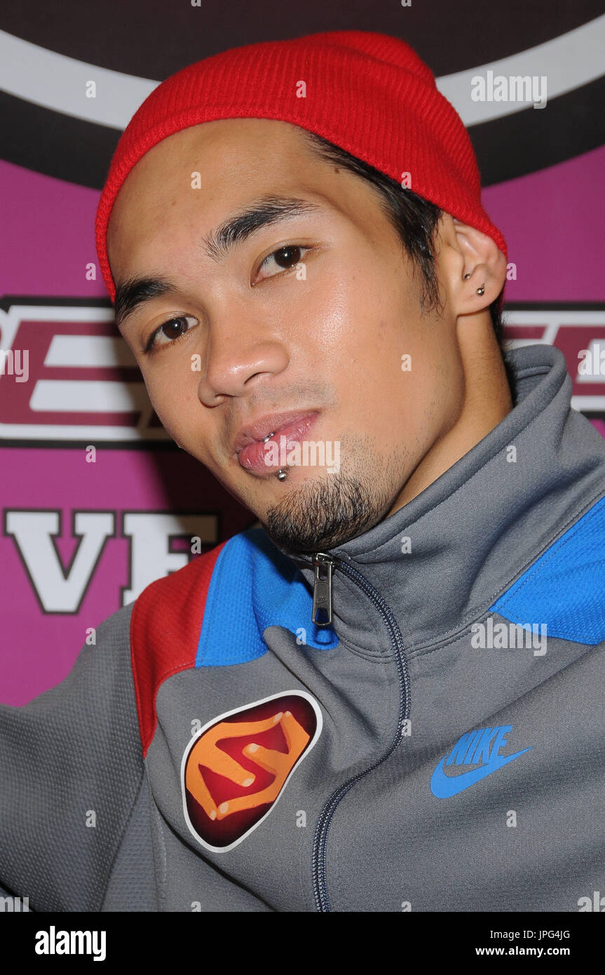 Ronnie Abaldonado AKA Ronnieboy of Super Cr3w at the live taping of ...