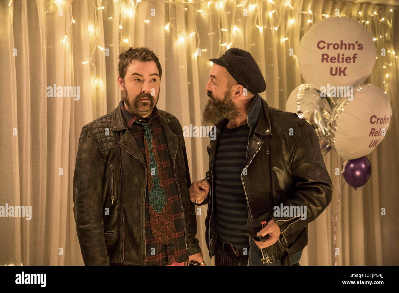 LOADED, (from left): Nick Helm, Francis Magee, 'Leon's Teacher ...