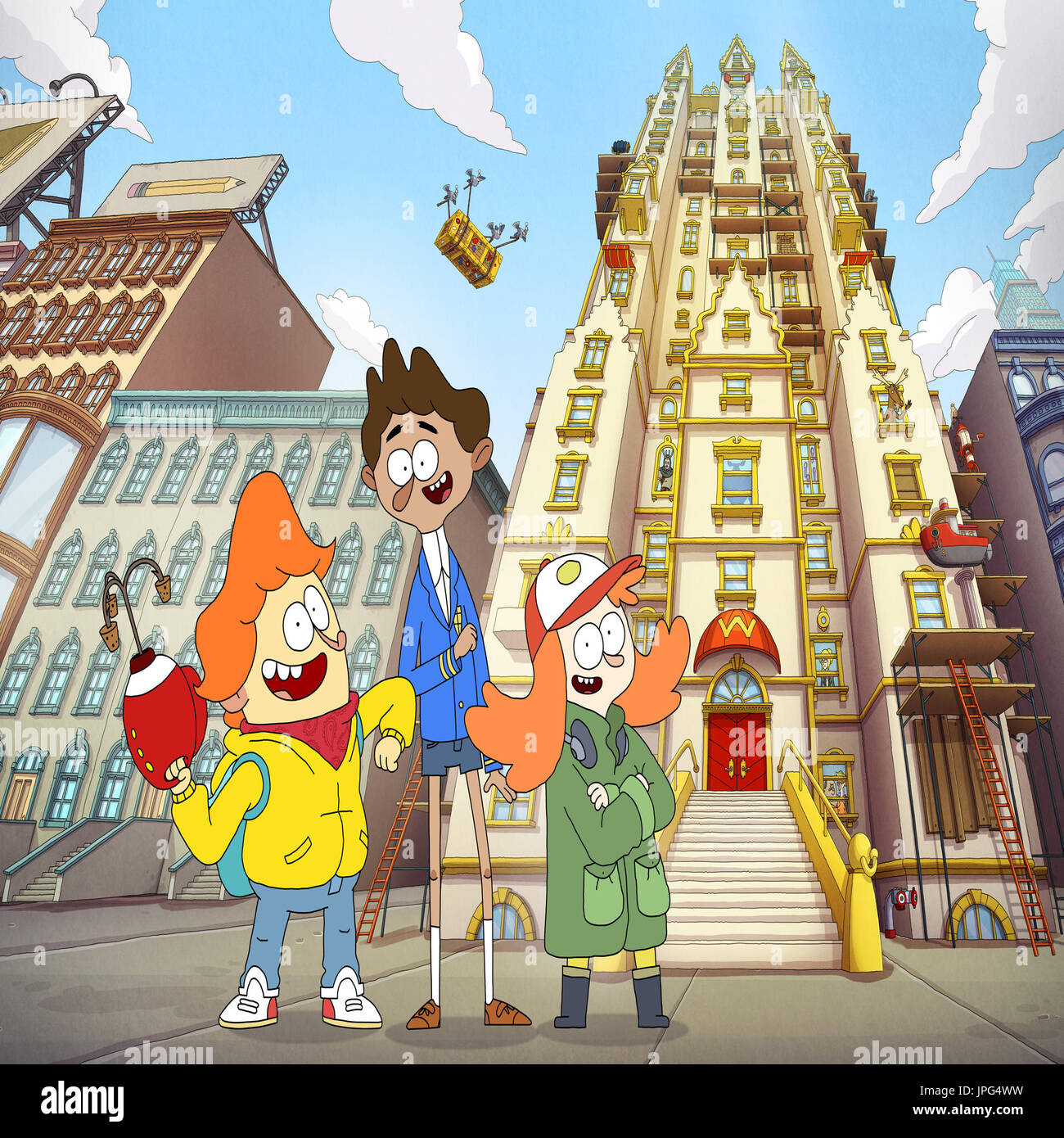 WELCOME TO THE WAYNE, (from left): Olly Timbers (voiced by Billy Lopez ...