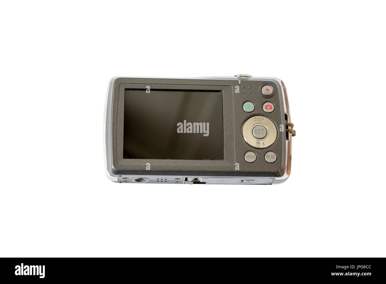 Old digital camera isolated white background Stock Photo - Alamy