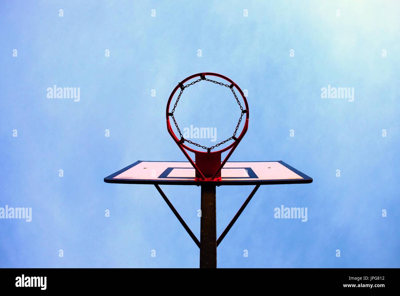 Broken basketball court backboard hi-res stock photography and images ...