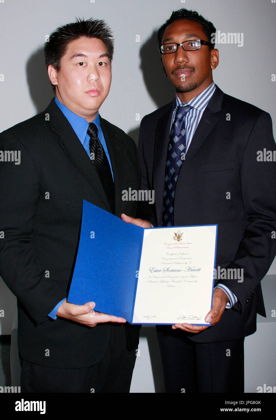 (l-r) Field Representative Jesse Chang of CA Representative Loretta ...