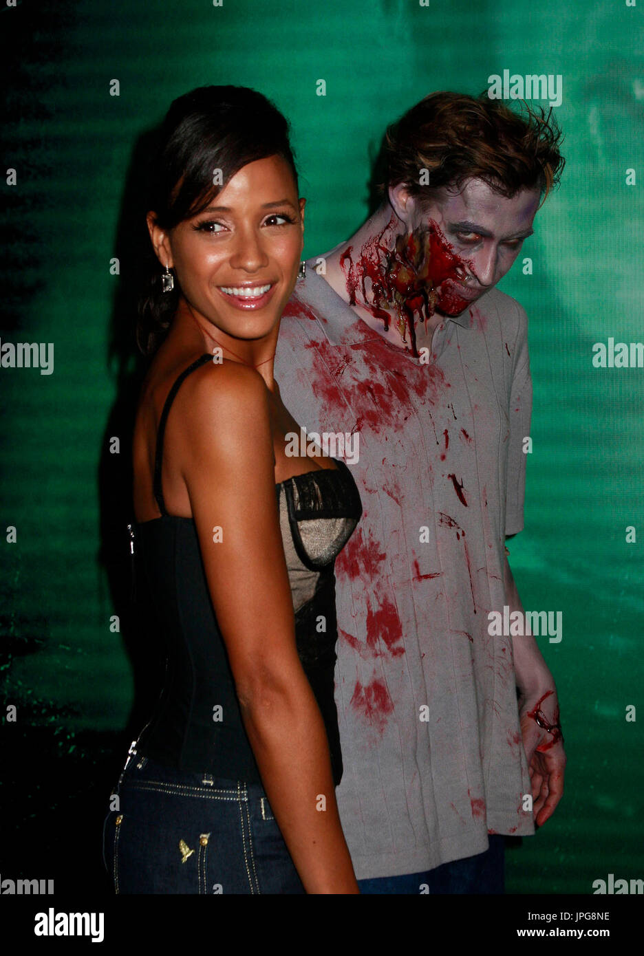Dania Ramirez at the premiere of Quarantine held at Knott's Berry Farm ...
