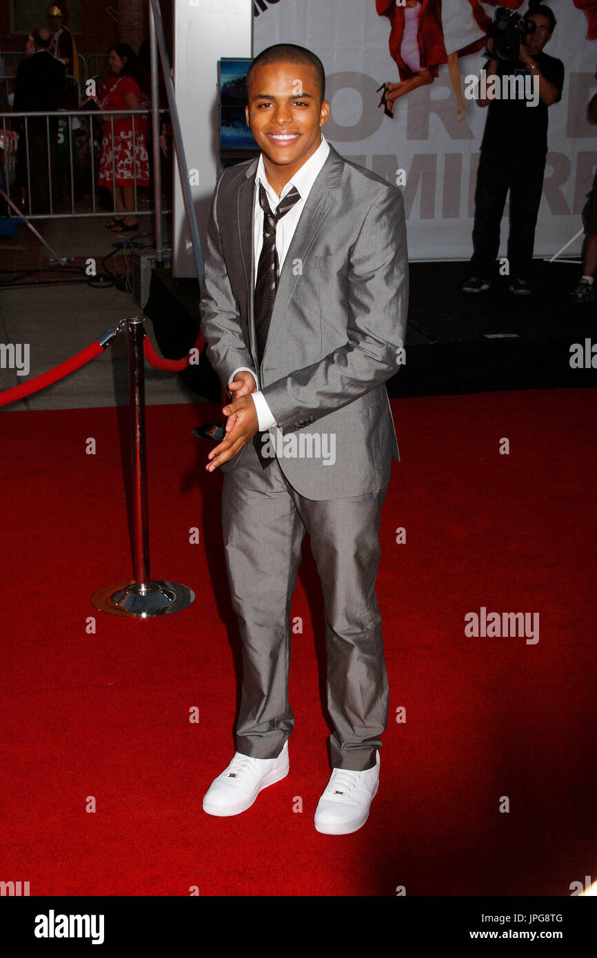 Chris Warren Jr at the Los Angeles Premiere of "High School Musical 3 ...