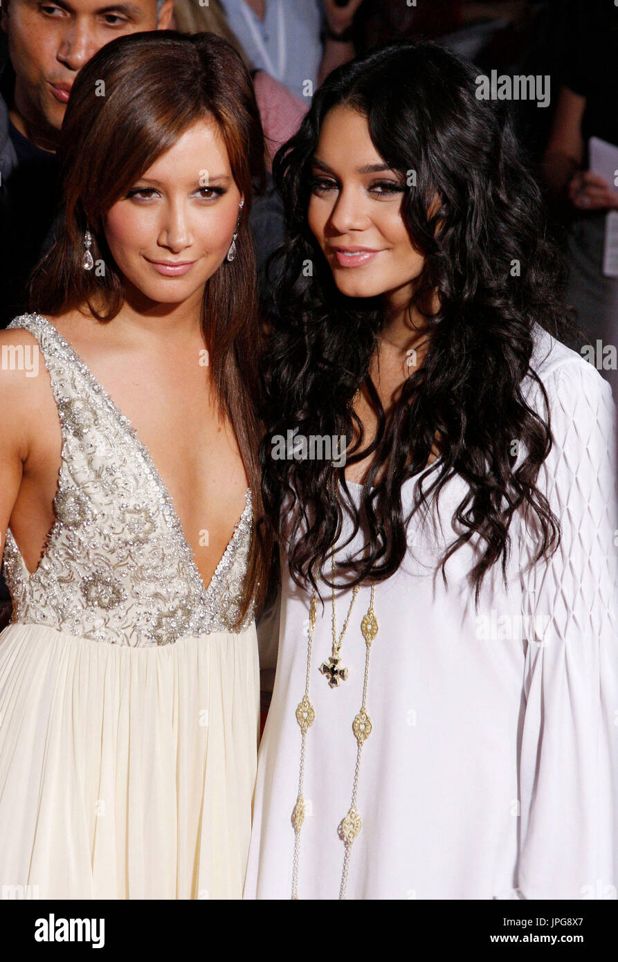 Ashley Tisdale and Vanessa Hudgens at the Los Angeles Premiere of "High ...