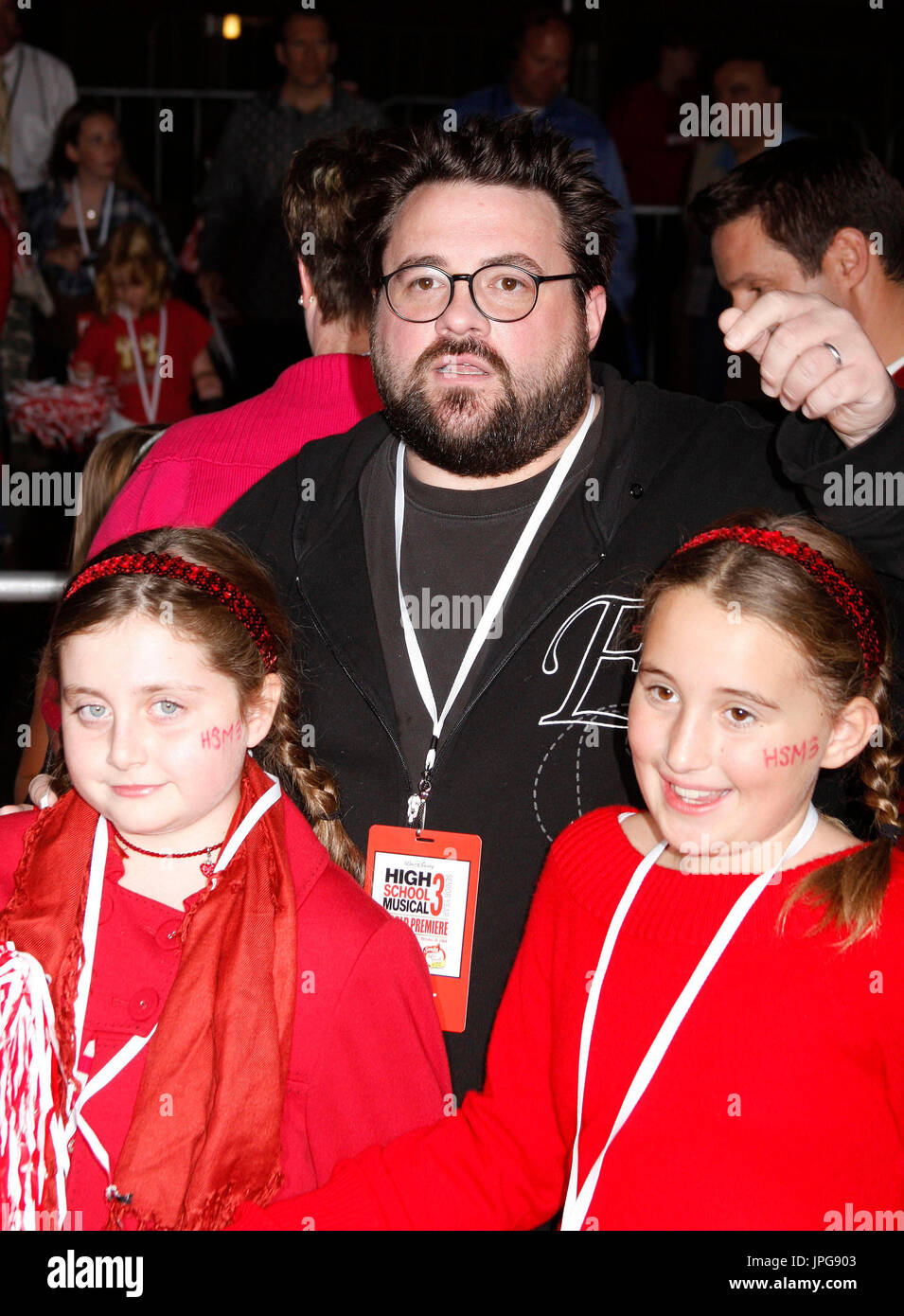 Kevin Smith and Family at the Los Angeles Premiere of "High School ...