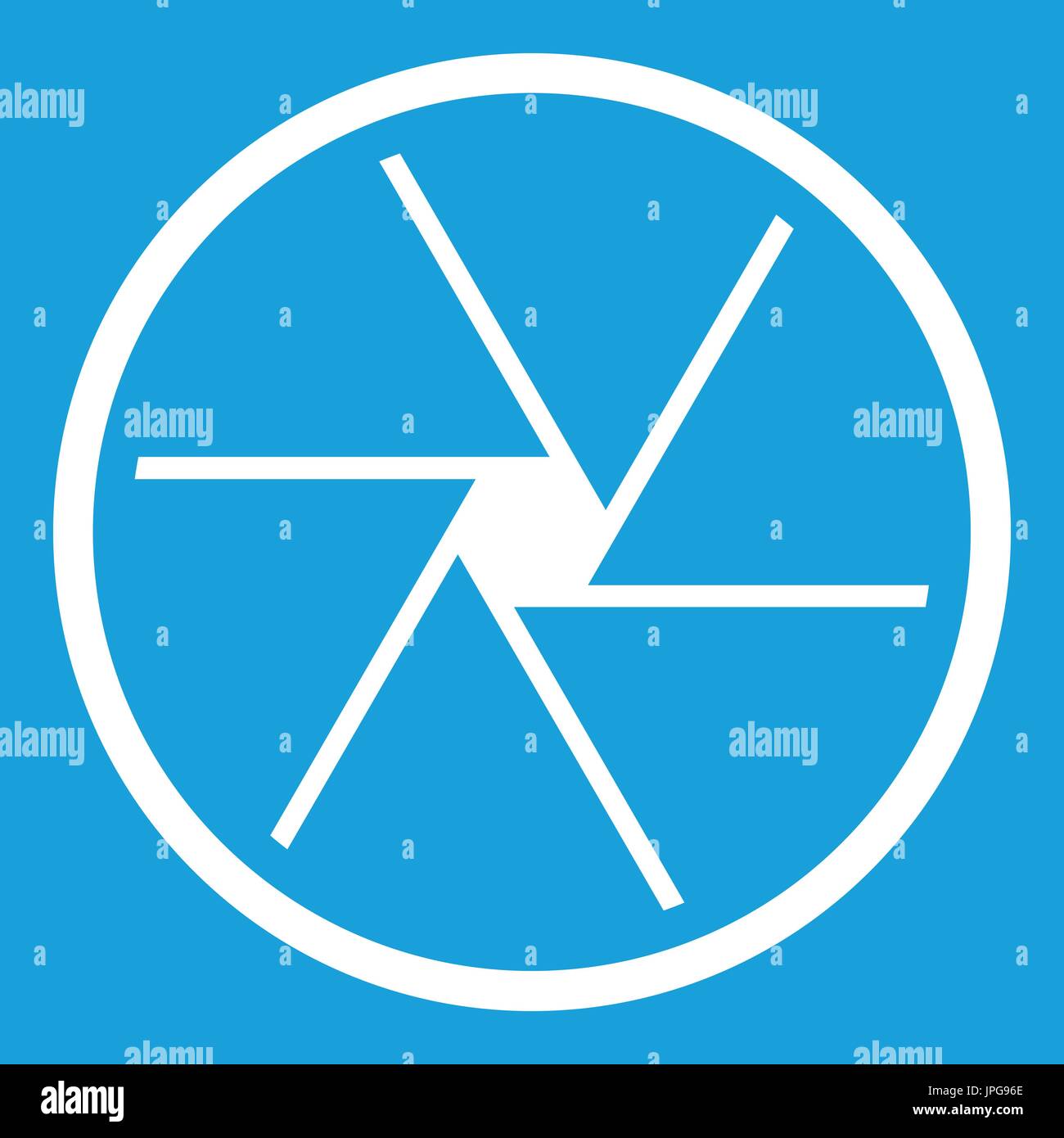 Round objective icon white Stock Vector Image & Art - Alamy