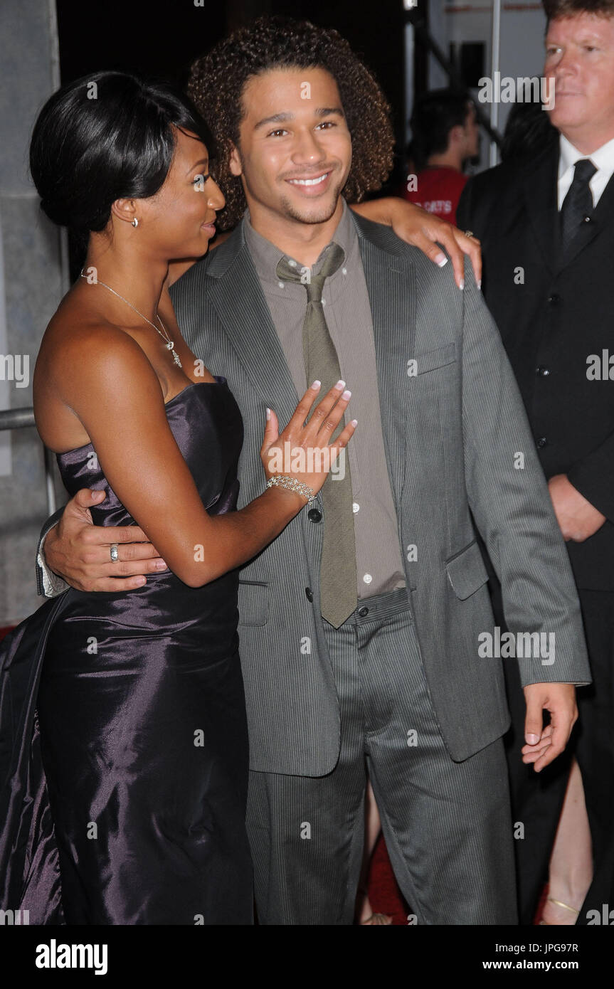 Monique Coleman and Corbin Bleu at the "High School Musical 3: Senior ...