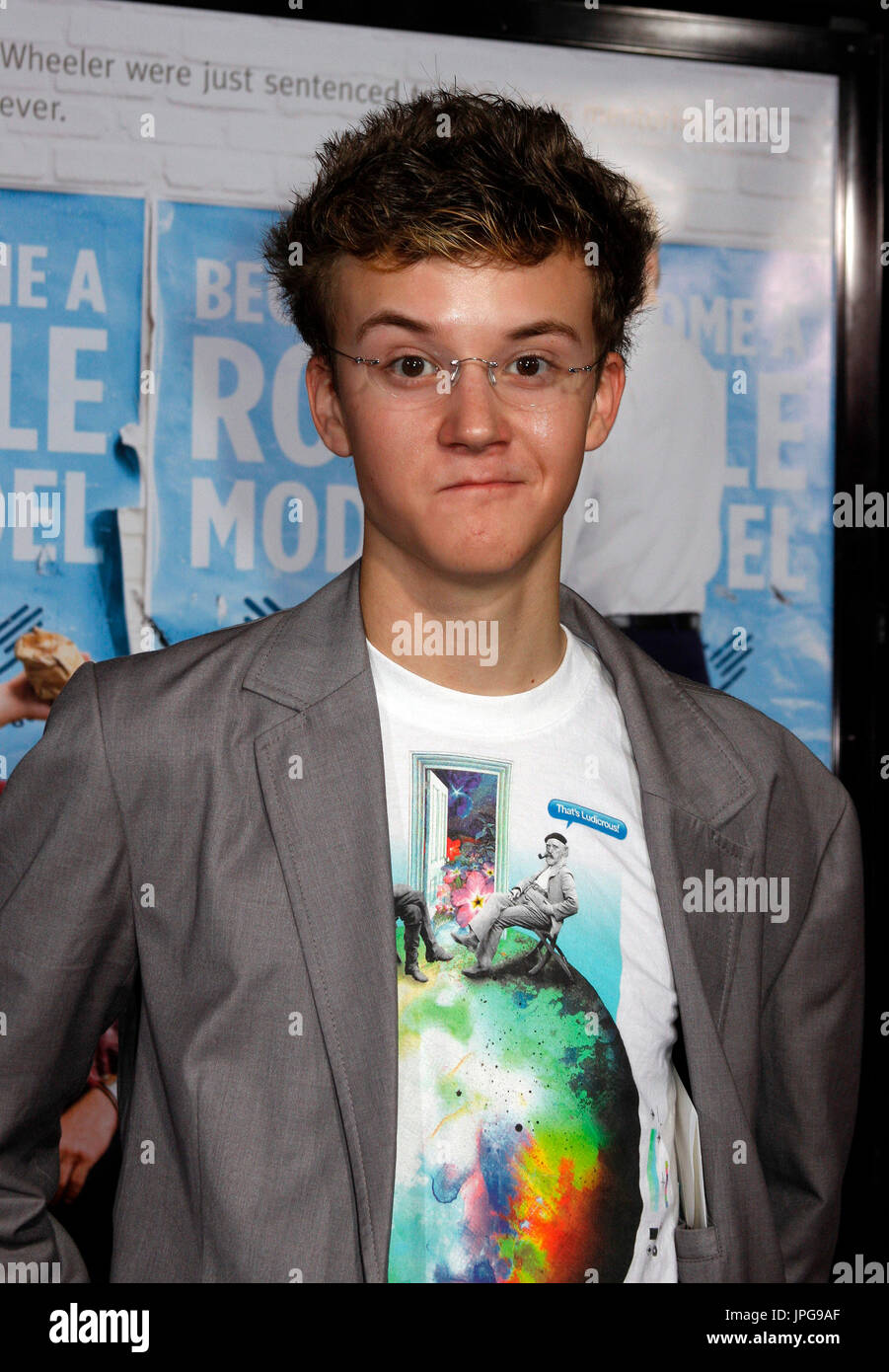 Nate Hartley at the World Premiere of "Role Models" at Mann's Village ...
