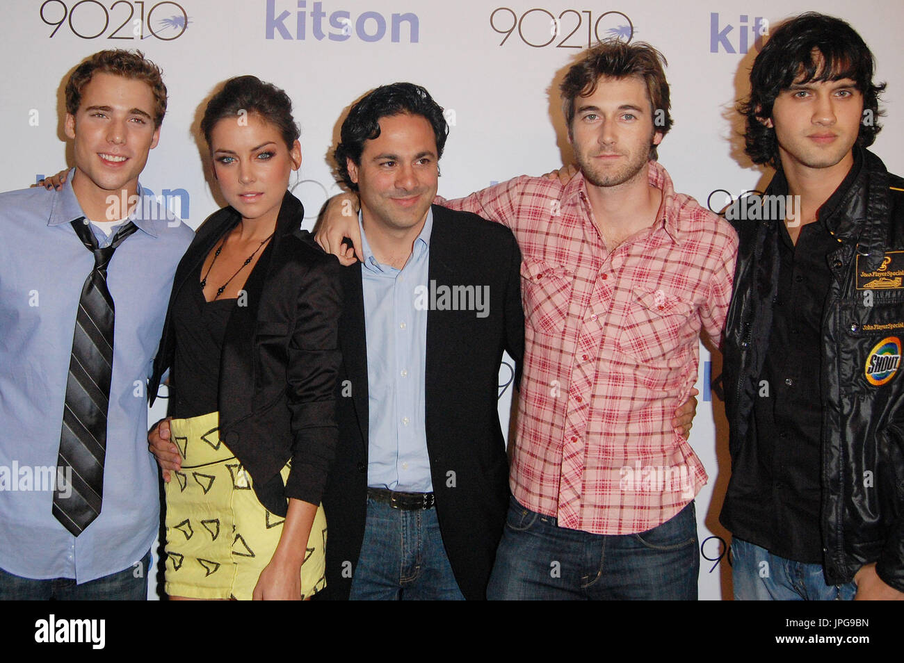 Dustin Milligan, Jessica Stroup, Gabe Sachs, Ryan Eggold, and Michael ...