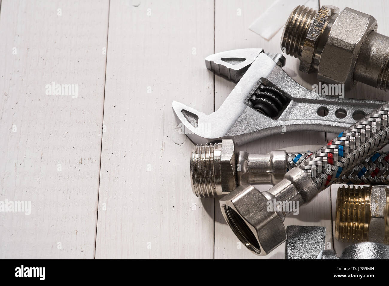 Plumbing tools hi-res stock photography and images - Alamy