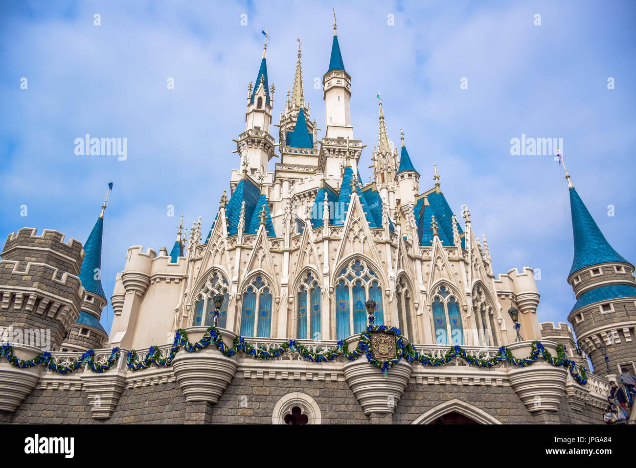 Tokyo Disneyland Cinderella Castle Stock Photo - Alamy