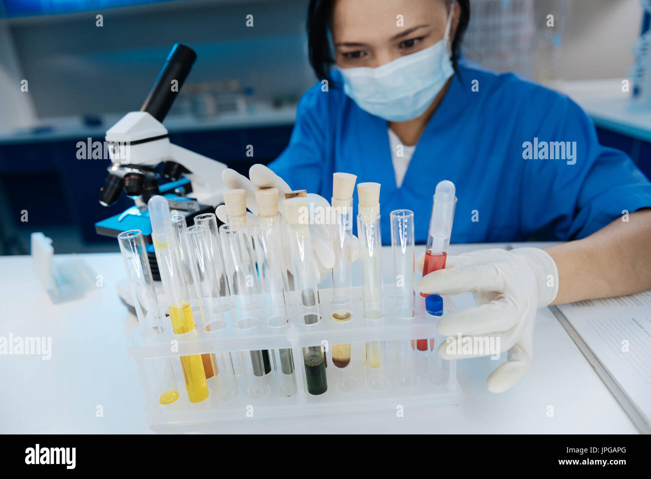 Tubes on stand hi-res stock photography and images - Alamy