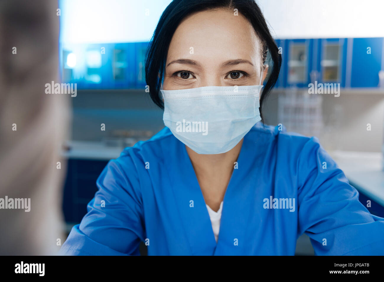 Professional female doctor wearing hi-res stock photography and images ...