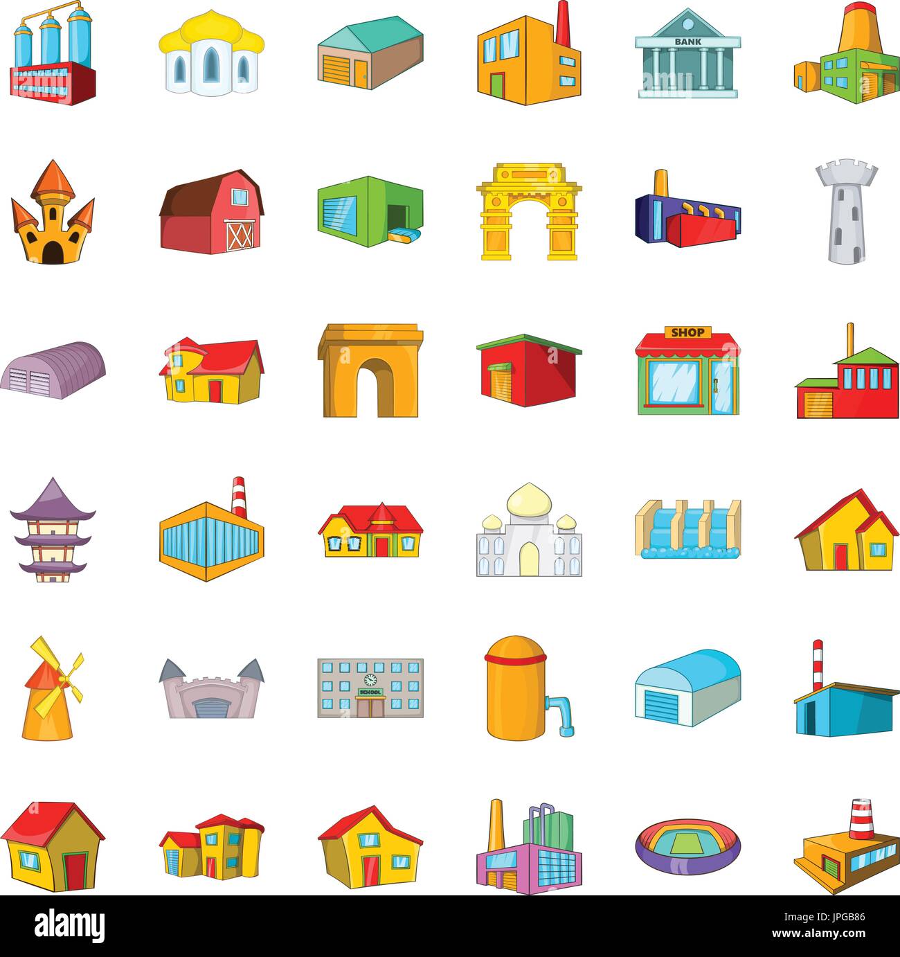 School building gate Stock Vector Images - Alamy