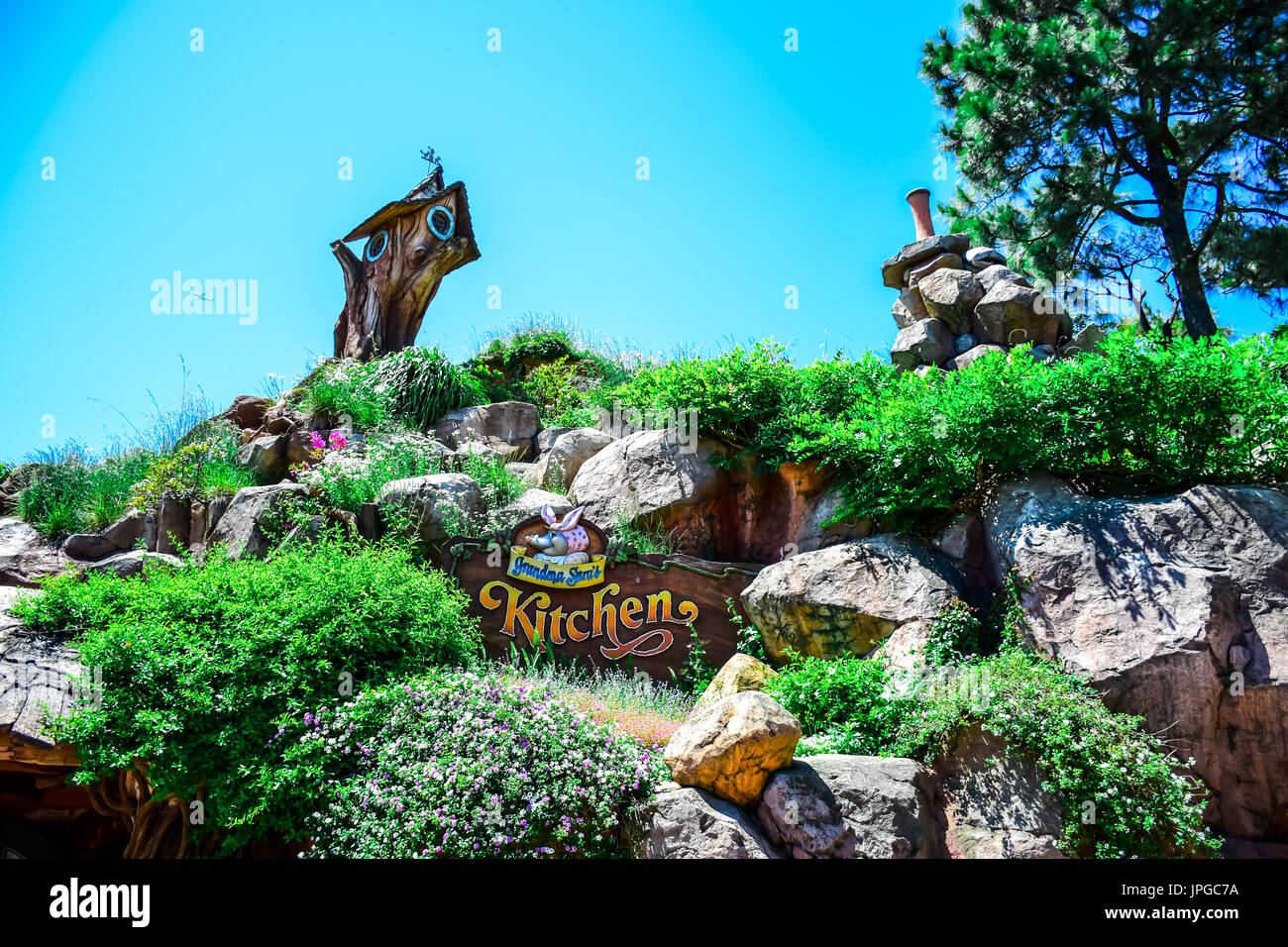 CHIBA, JAPAN: Grandma Sara's Kitchen restaurant in Tokyo Disneyland ...