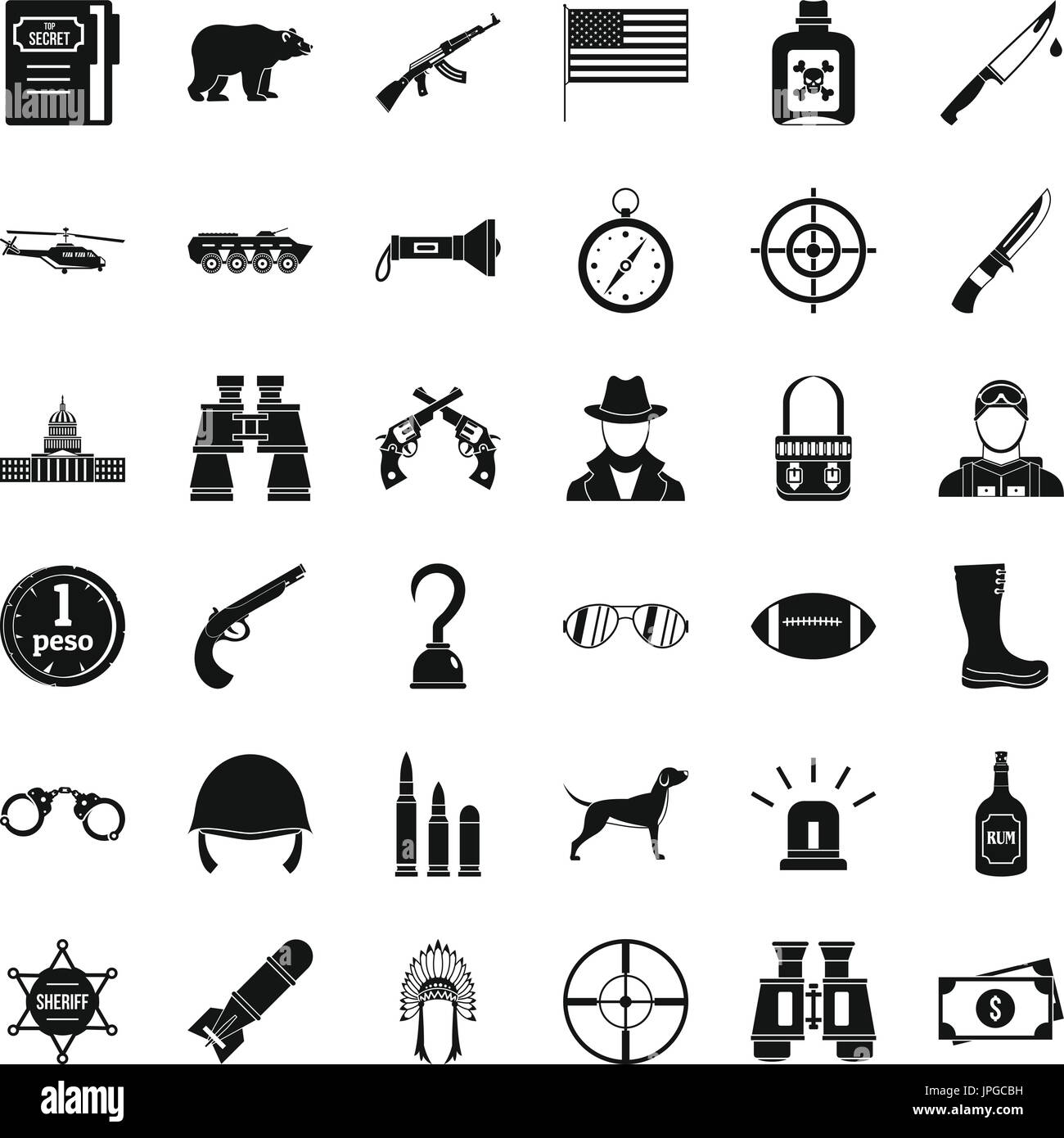 36 gun Stock Vector Images - Alamy