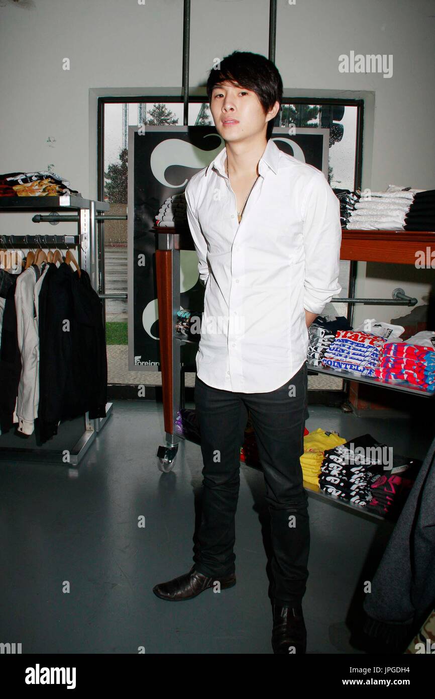 Justin Chon Interview and Photo Op held at Justin's clothing store ...