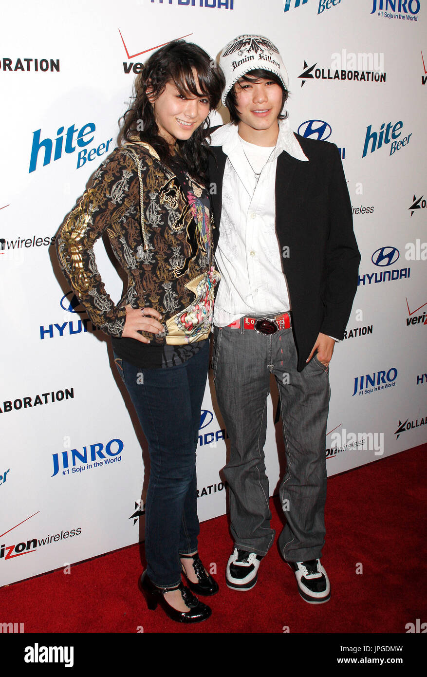 (l-r) Fivel Stewart and Boo Boo Stewart at the KOLLABORATION 9 ...