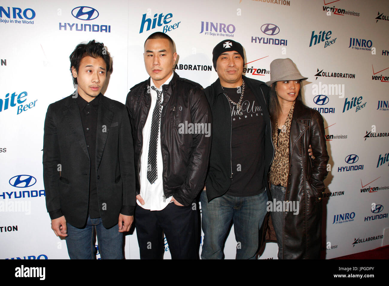 (l-r) David Huynh, Juwan Chung, Ron Yuan and Guestat the KOLLABORATION ...