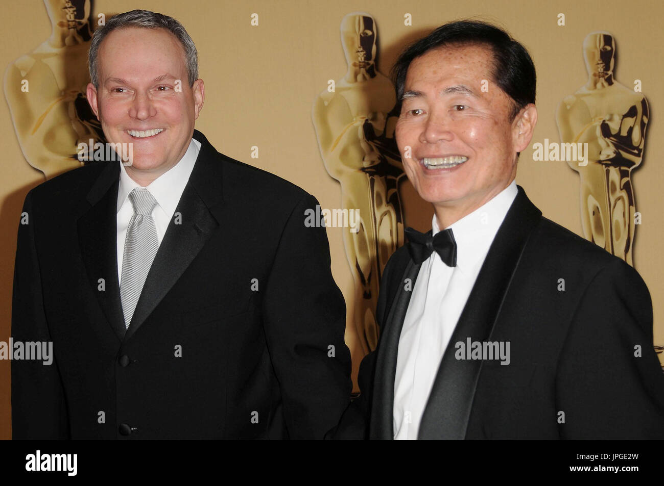 George Takei (right) and husband Brad Altman at the 81st Annual Academy ...
