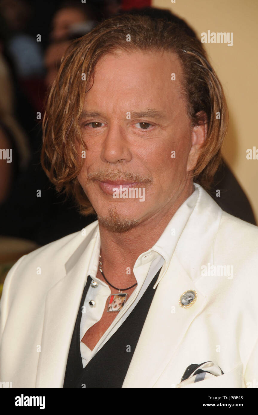 Mickey Rourke at the 81st Annual Academy Awards - Arrivals held at the ...